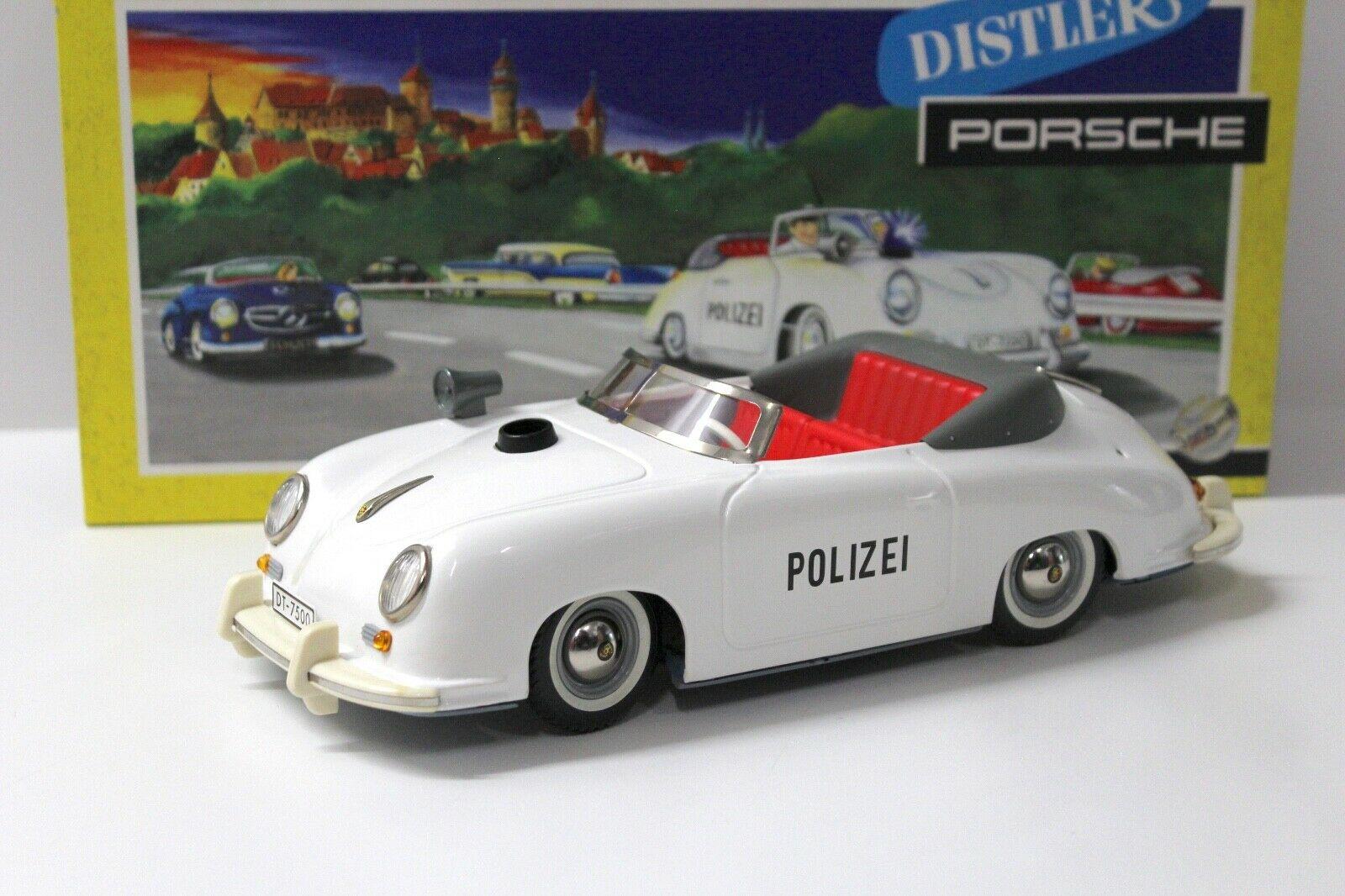 Schuco Distler Porsche 356 POLIZEI Electromatic 7500 REPLIKA white ...