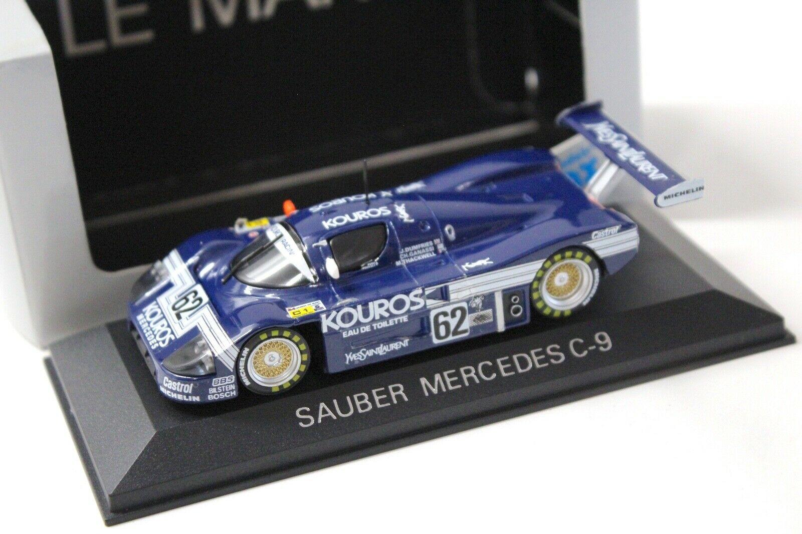 1:43 Max Models Sauber Mercedes C9 Kouros #62 LM 1987 - Premium-Modelcars