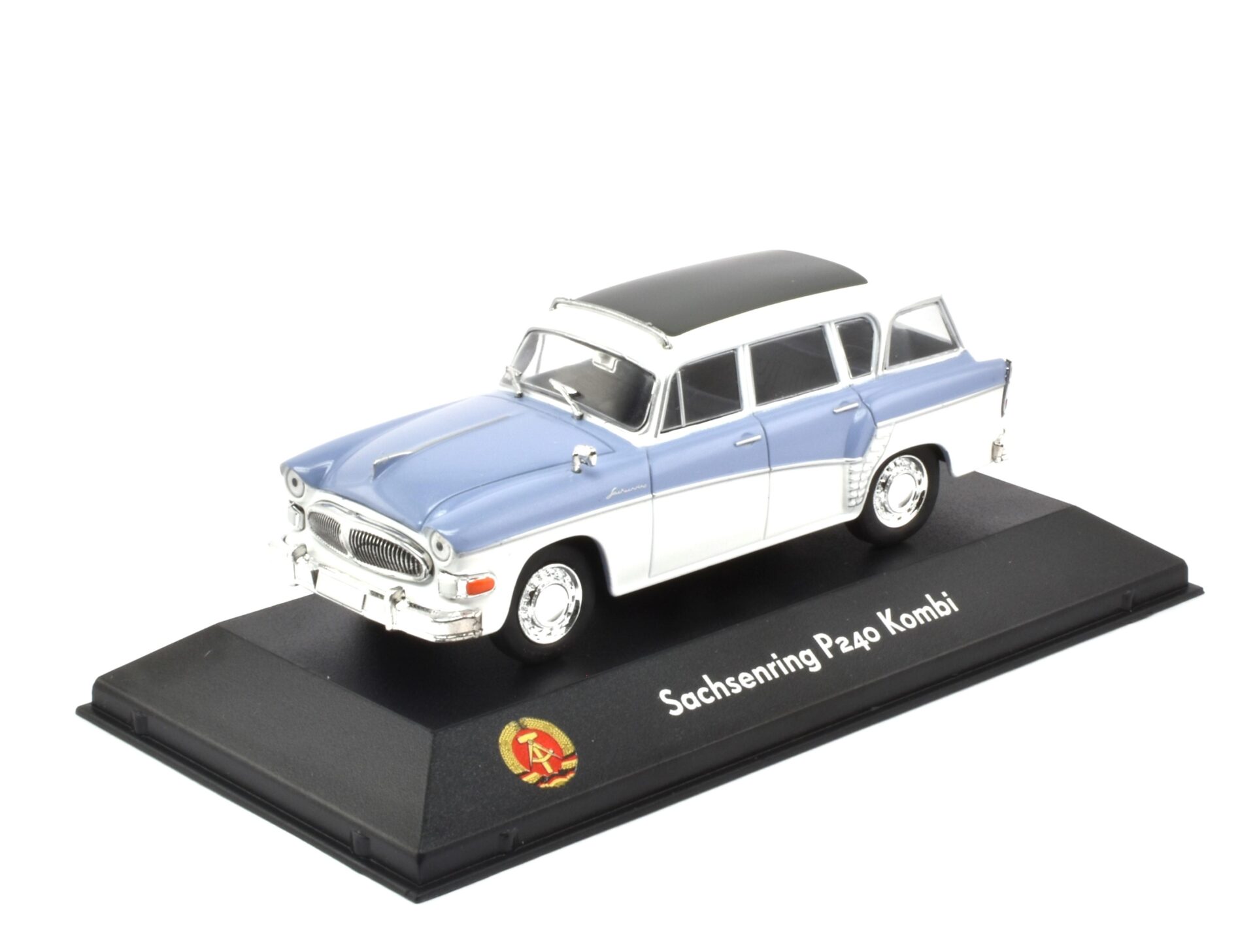 1:43 Atlas DDR Collection Sachsenring P240 Kombi blue/ white - Premium ...