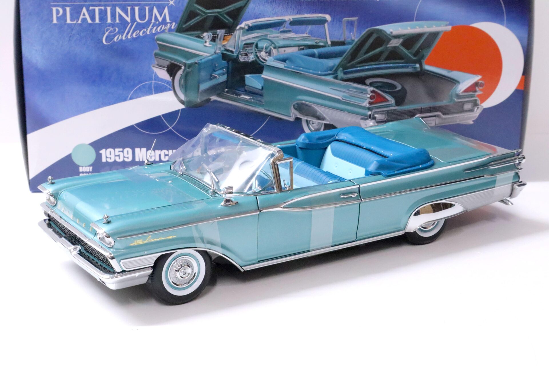 1:18 Sun Star 1959 Mercury Parklane Convertible Neptune turquoise ...