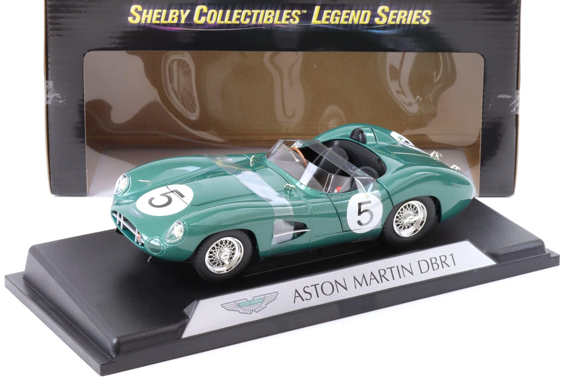 1:18 Shelby Collectibles Aston Martin DBR1 #5 Caroll Shelby/ Roy ...