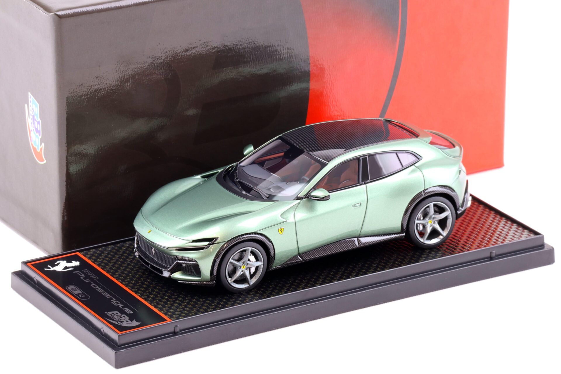 1:43 BBR Ferrari Purosangue Verde Dora green/ Carbon - Limited 48 pcs ...