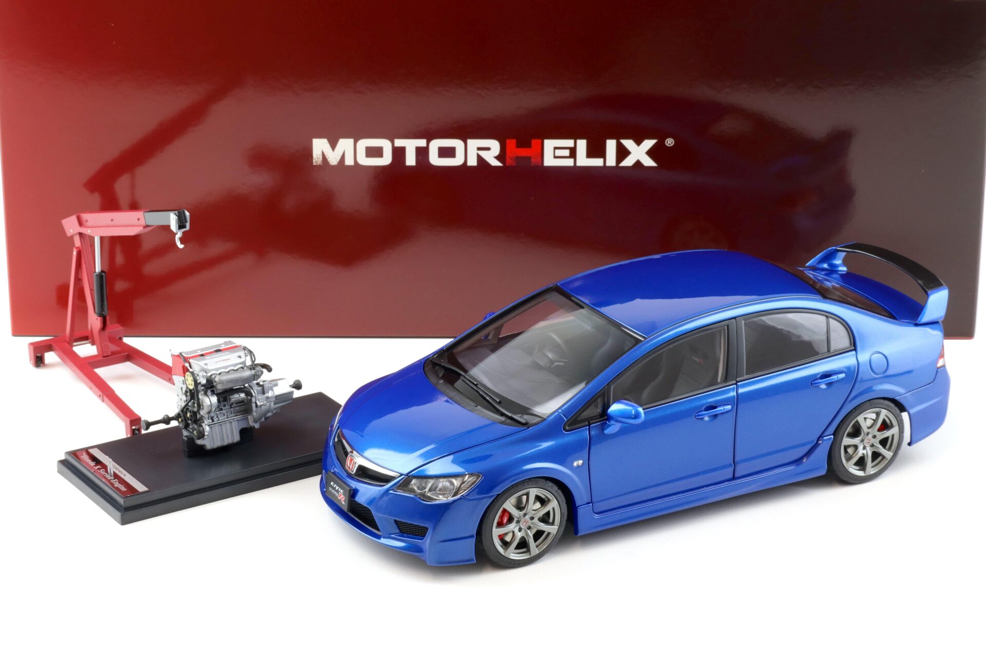 1:18 Motorhelix Honda Civic Type R (FD2) 2007 Early Version Vivid blue ...