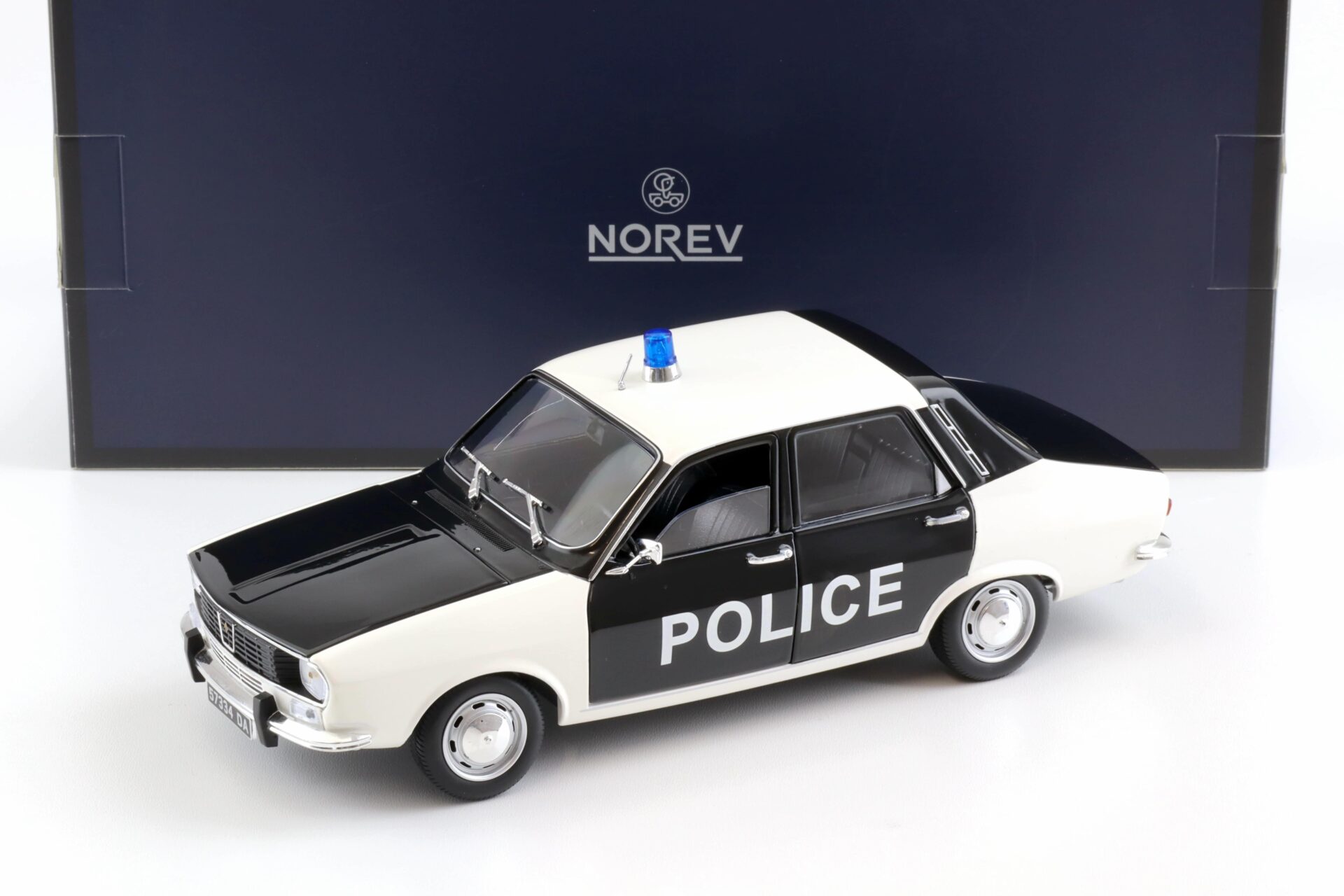 1:18 Norev Renault 12 Police 1973 white/ black - Limited 250 pcs ...