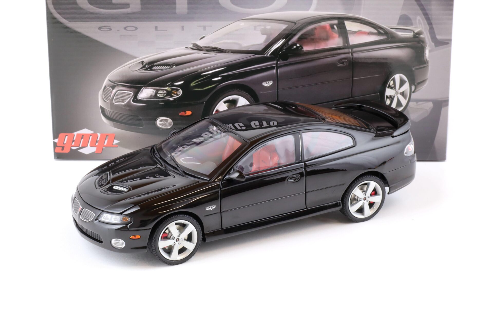 1:18 GMP 2006 Pontiac GTO Coupe phantom black with red interior 18981 ...