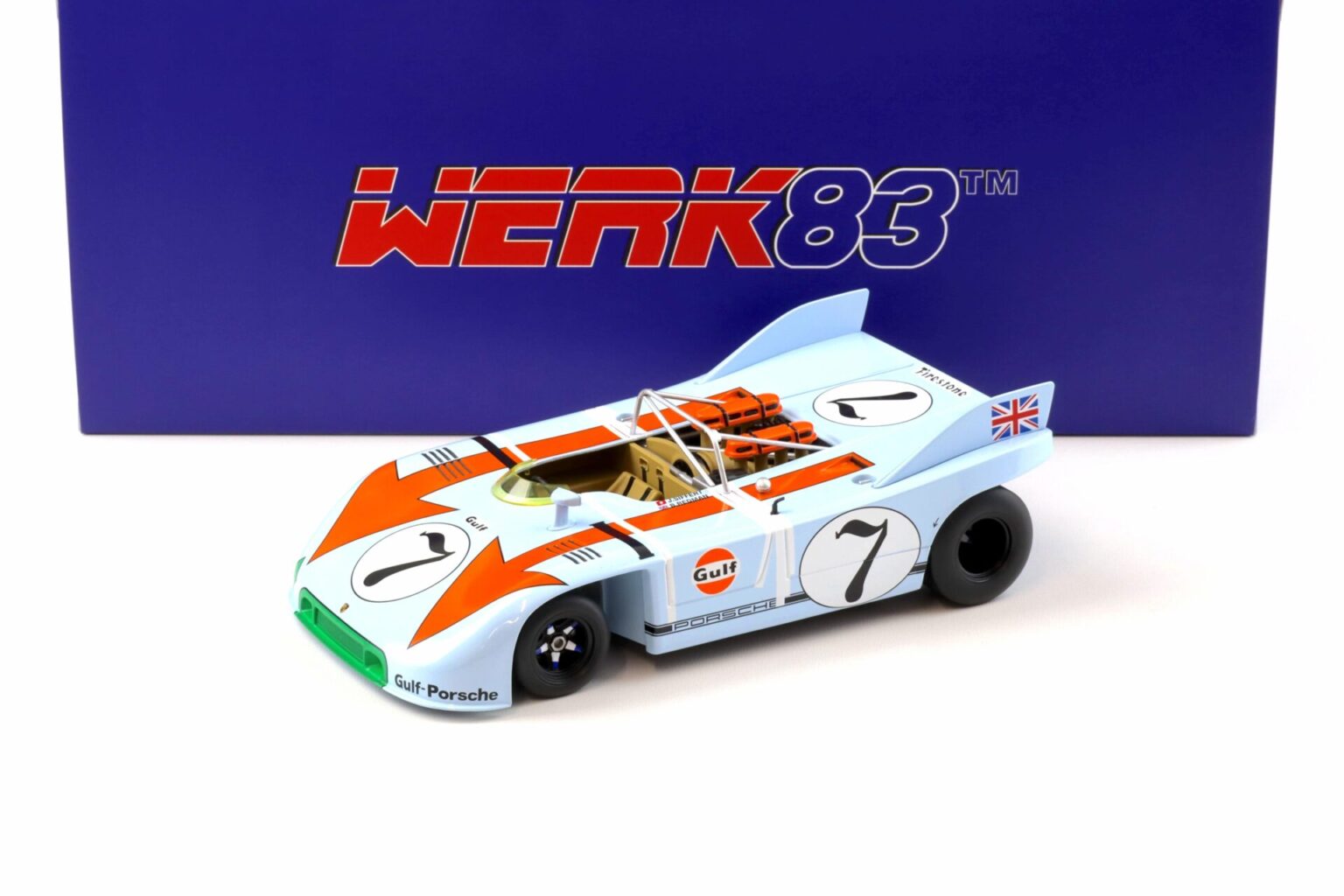 1:18 WERK83 Porsche 908/03 Gulf #7 Targa Florio 1971 Siffert/ Redman ...