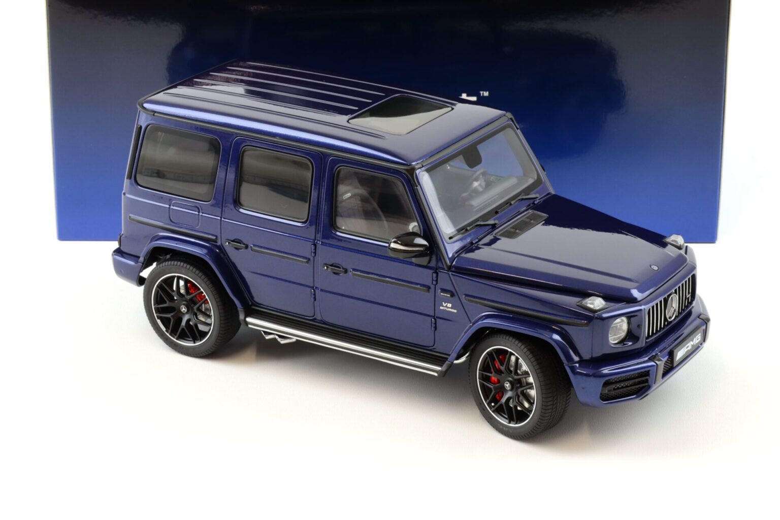 1:18 AUTOart Mercedes G63 AMG 2019 W463A Brilliant blue metallic ...