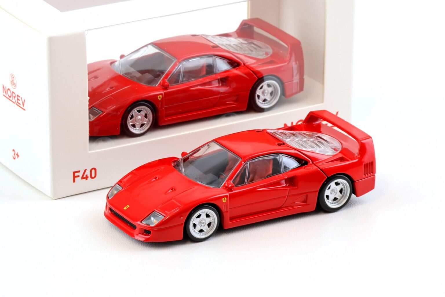 1:43 Norev Jet Car 1987 Ferrari F40 Coupe red 730001 – Premium-Modelcars