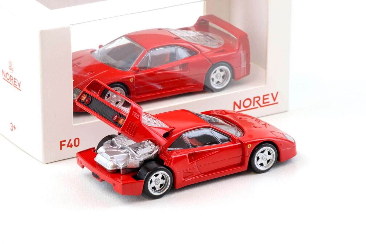 1:43 Norev Jet Car 1987 Ferrari F40 Coupe red 730001 – Premium-Modelcars