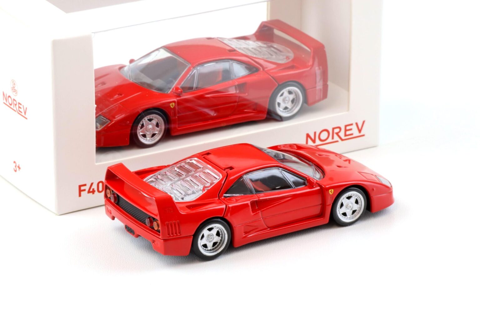 1:43 Norev Jet Car 1987 Ferrari F40 Coupe red 730001 – Premium-Modelcars