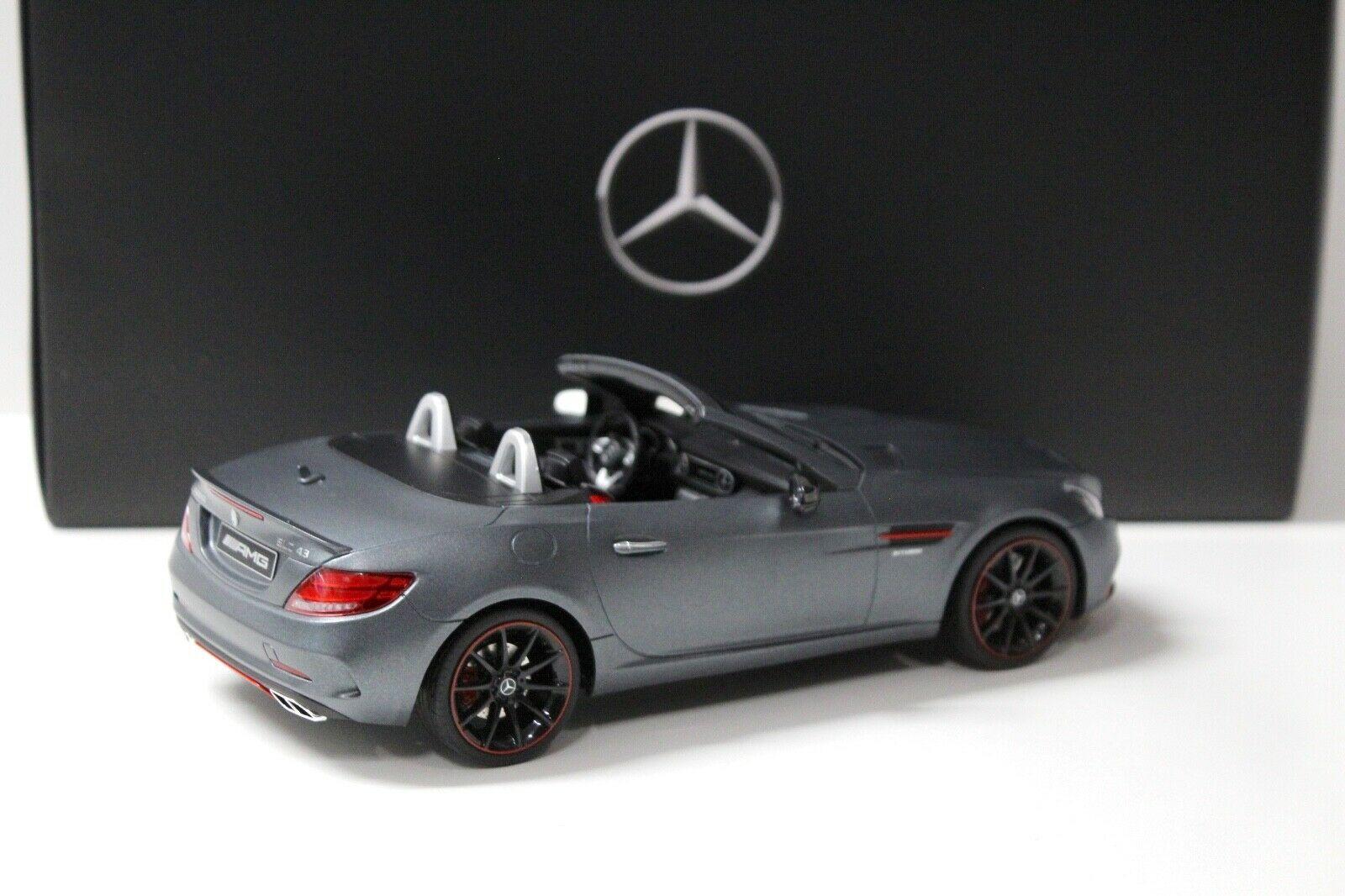 1:18 GT Spirit Mercedes SLC 43 AMG Cabrio grey DEALER VERSION - Premium ...