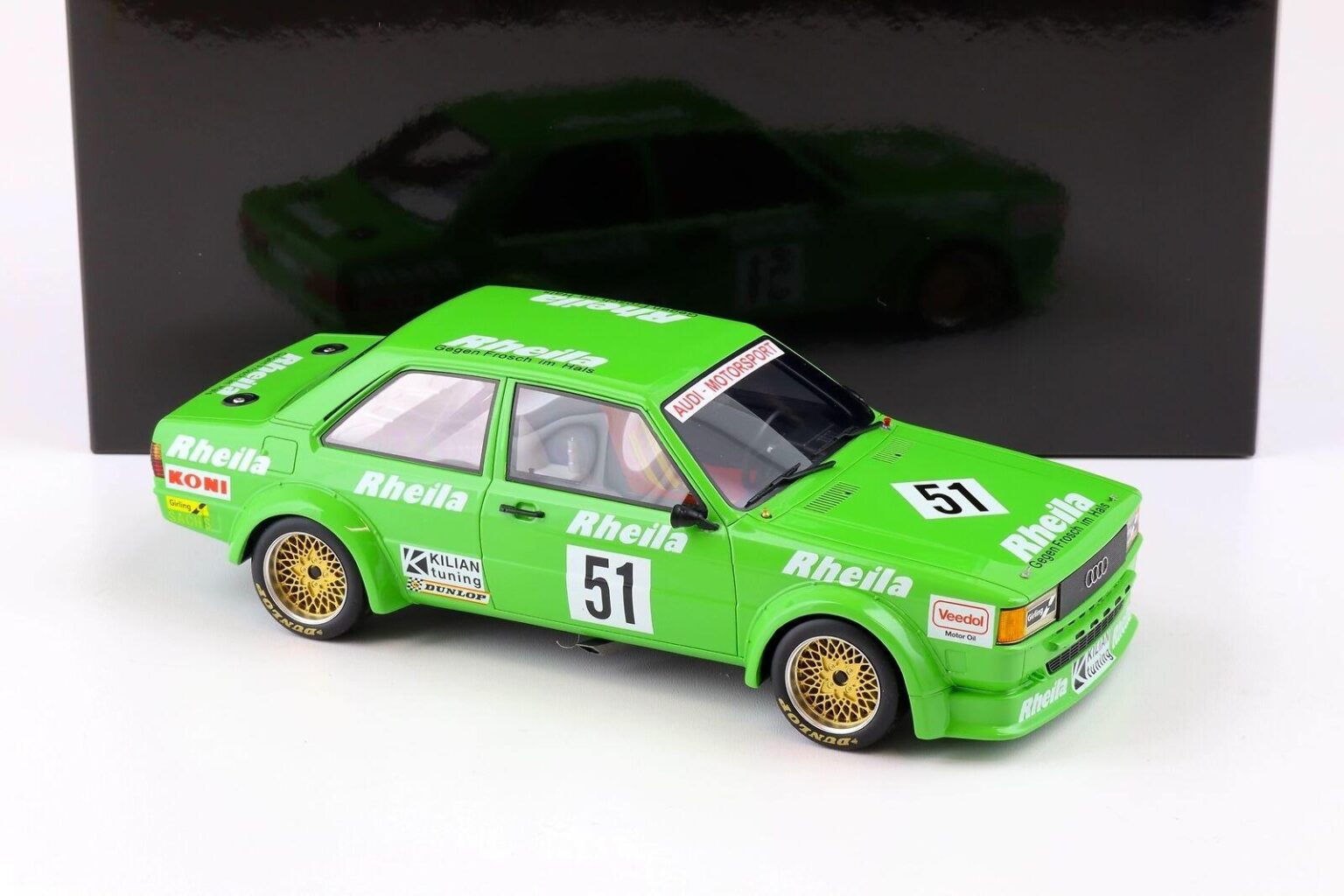1:18 Premium ClassiXXs Audi 80 (B2) Gr.2 No.51 Kilian Tuning ETCC ...