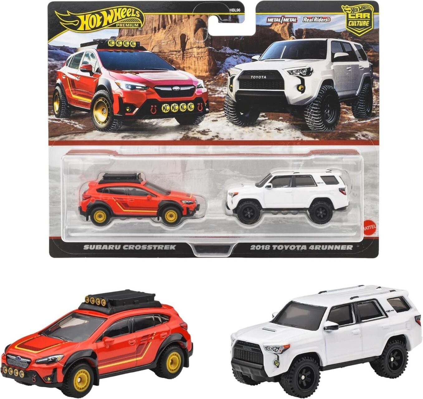 1:64 Hot Wheels 2025 Premium 2-Pack 979S Subaru Crosstrek + Toyota ...