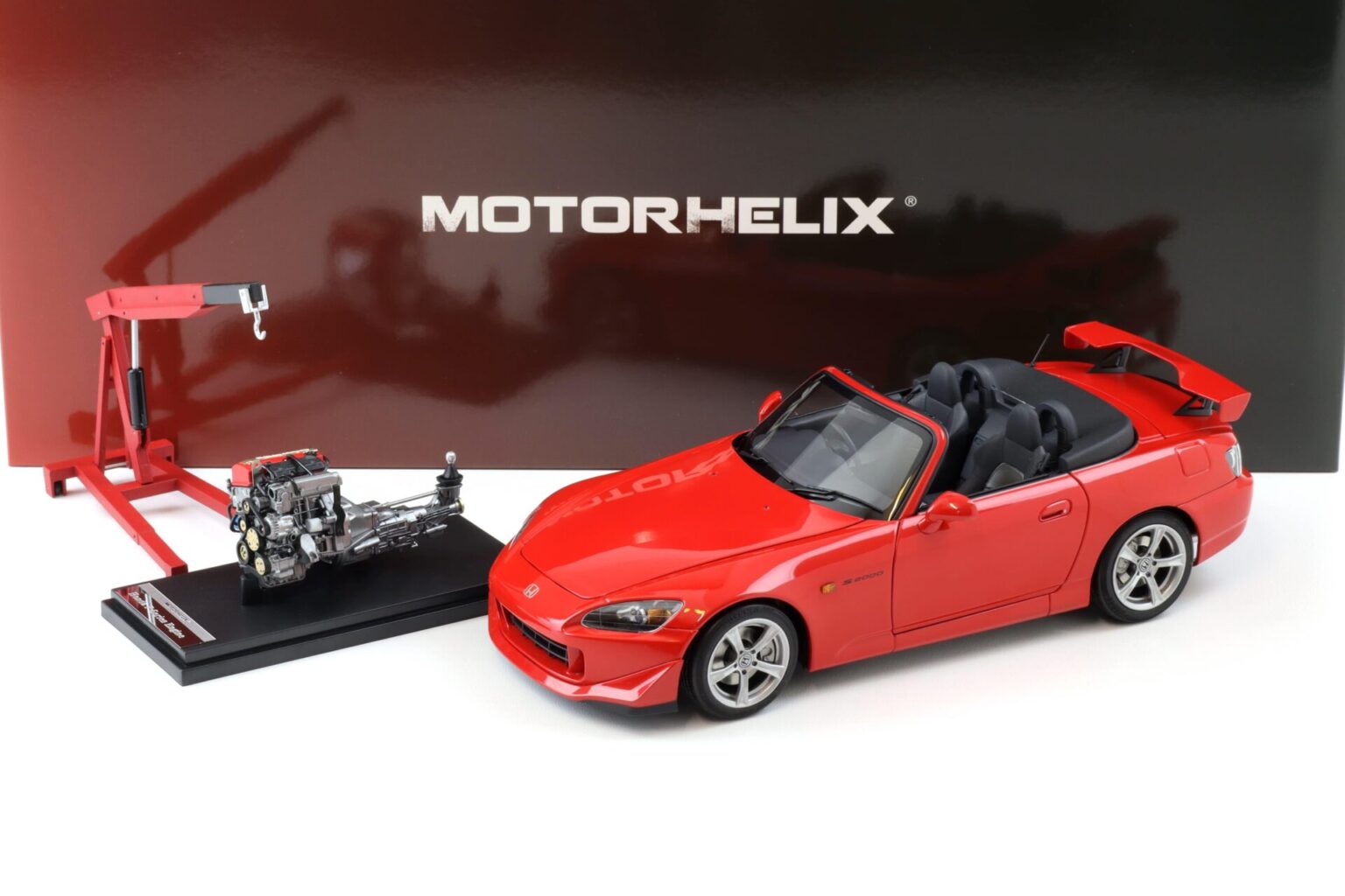 1:18 Motorhelix Honda S2000 (AP2) Type S New Formula red + engine ...