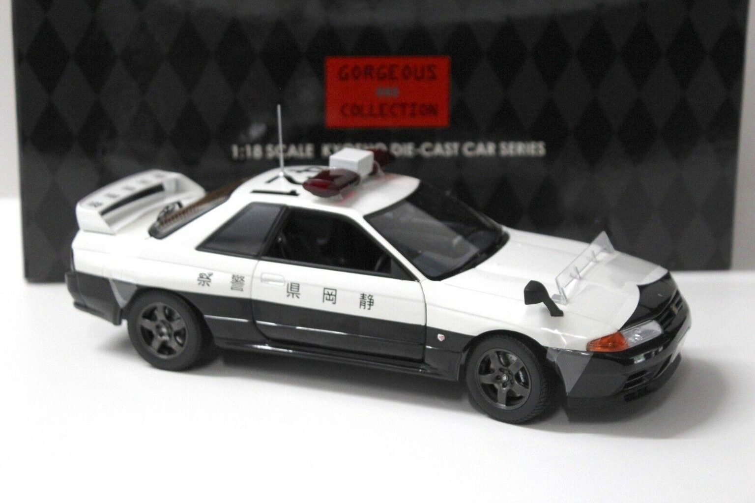 1:18 Kyosho Nissan Skyline GT-R R32 Shizuoka Police 421 – Premium-Modelcars