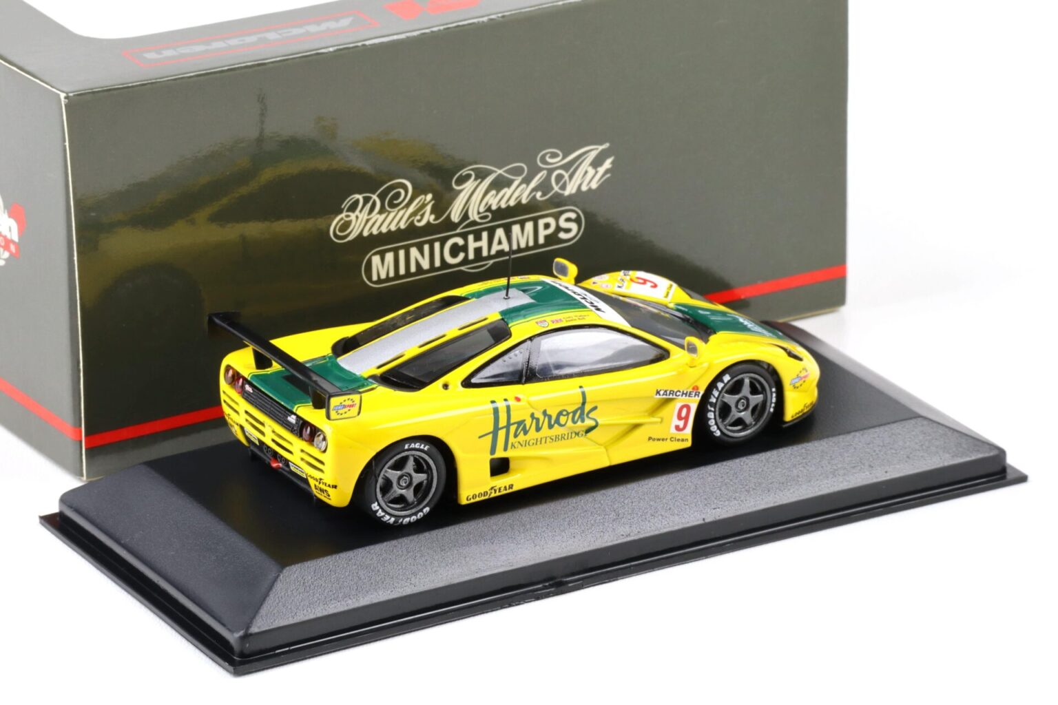 1:43 Minichamps McLaren F1 GTR Ring Mach One Harrods #9 Wallace/ Bell ...