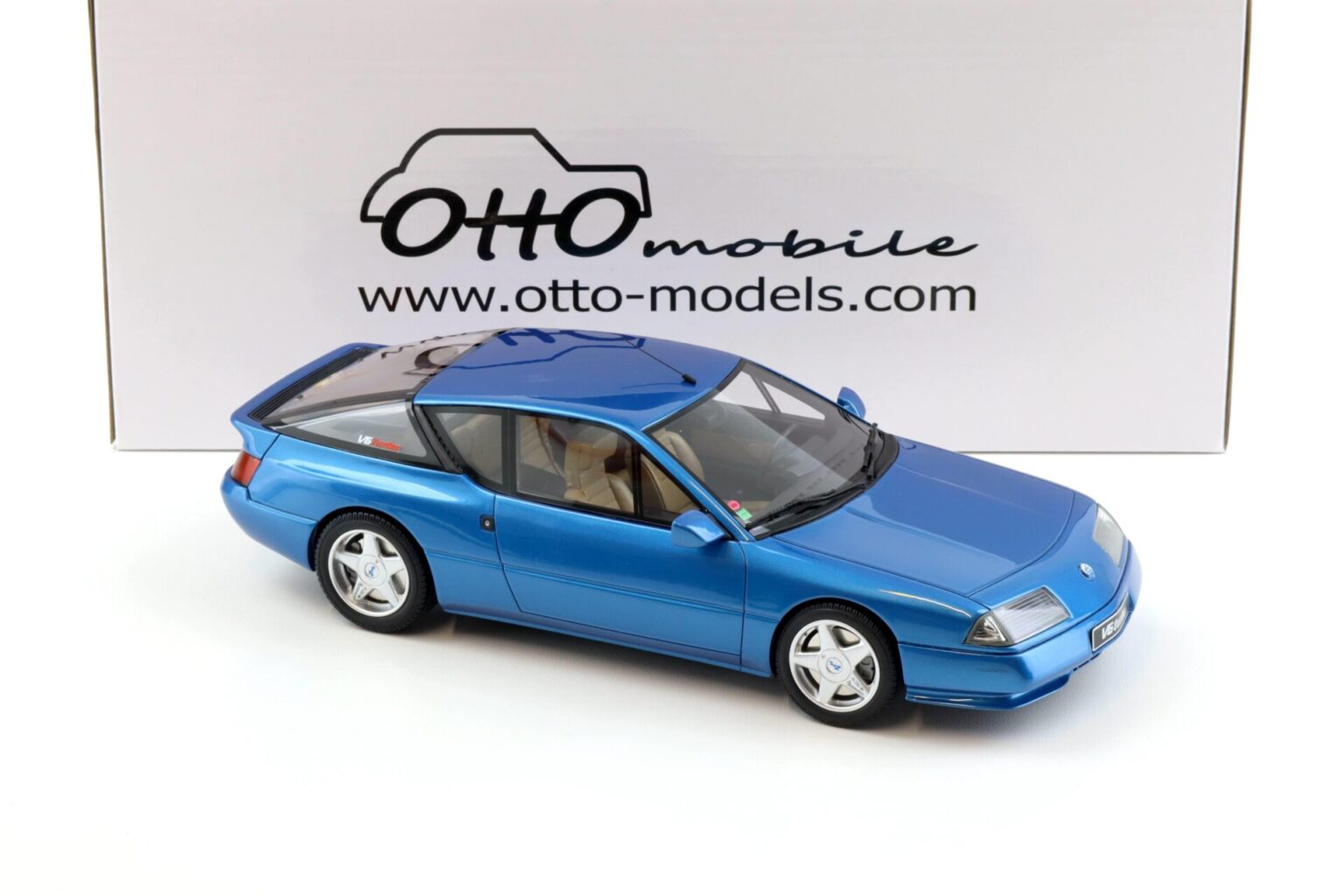 1:18 OTTO mobile OT1146 Alpine GTA V6 Turbo Coupe blue Alpine metallic ...