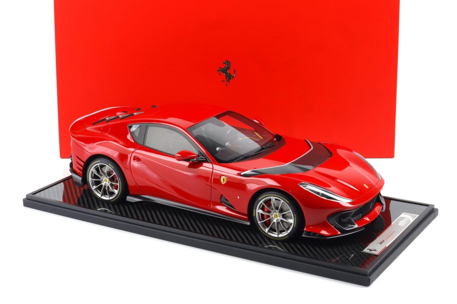 1:12 BBR Ferrari 812 Competizione Rosso Corsa 322 red/ silver details ...