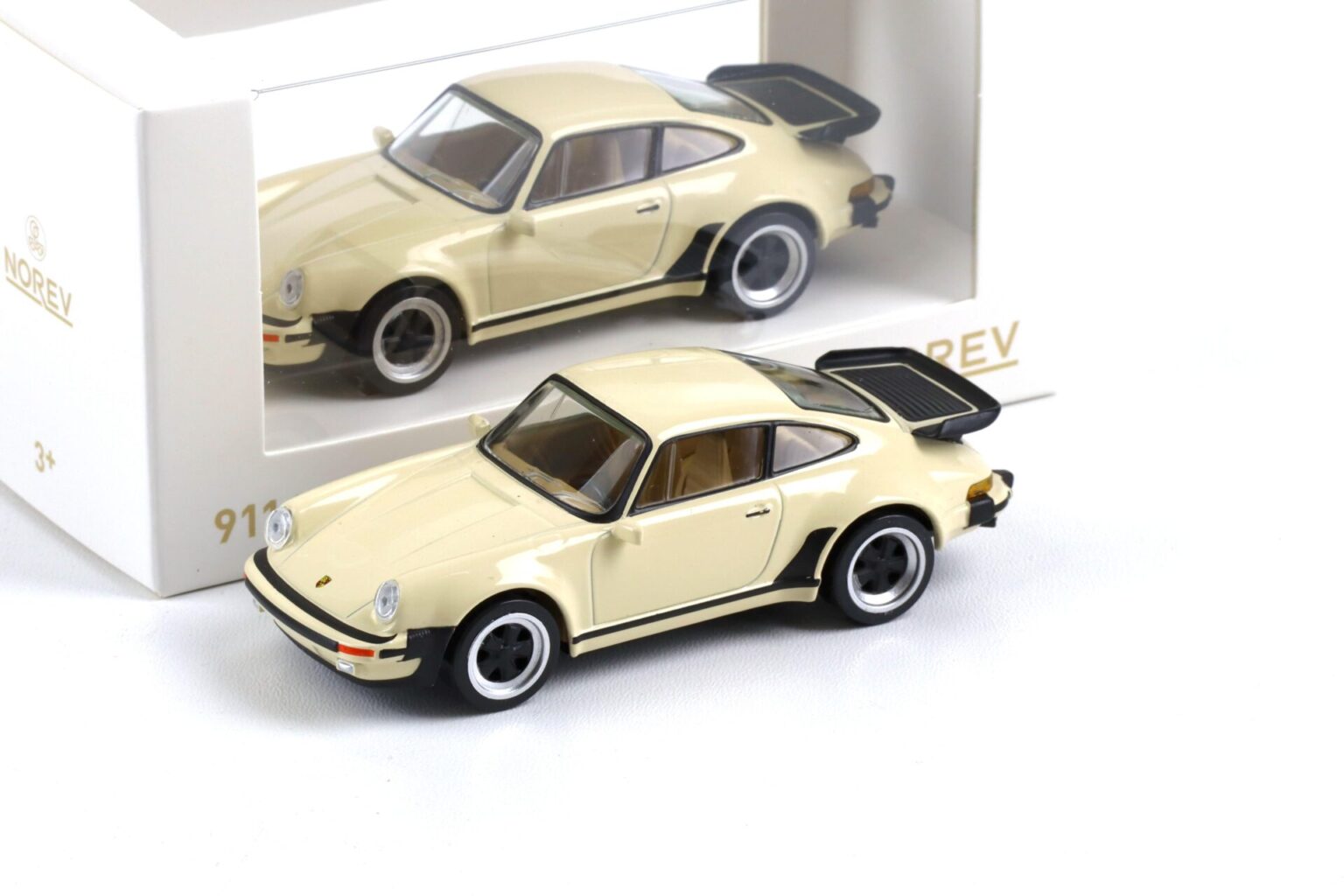 1:43 Norev Jet Car Porsche 911 Turbo Coupe 1978 beige – Premium-Modelcars