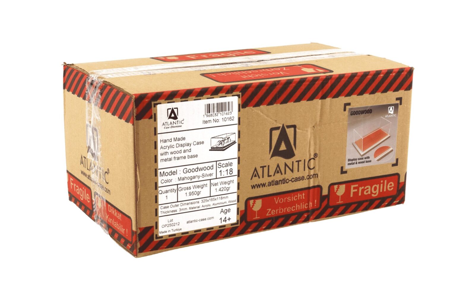 1:18 Atlantic Vitrine Show Case Display Case GOODWOOD with wood and ...