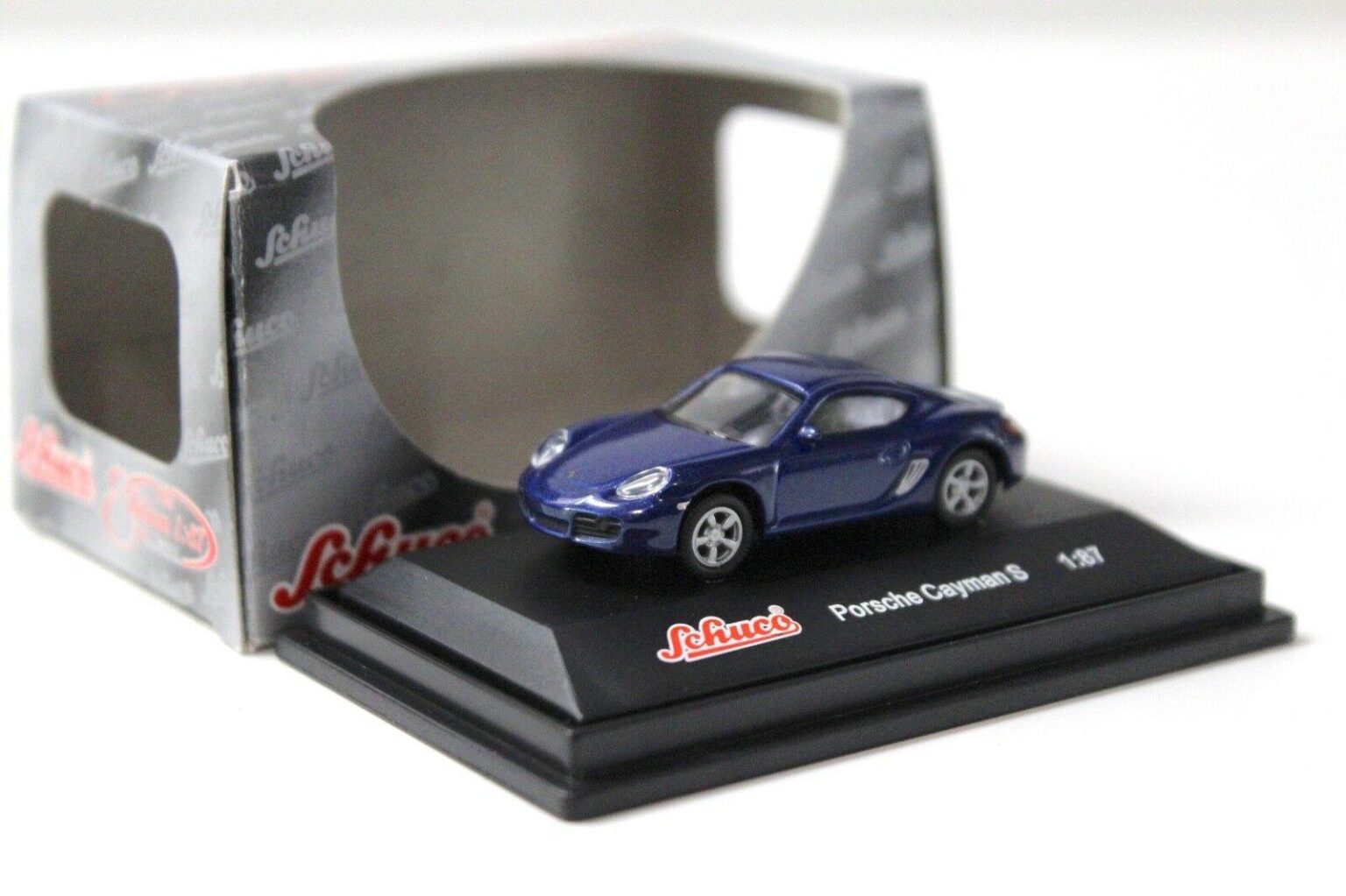 1:87 Schuco Porsche Cayman S blue – Premium-Modelcars