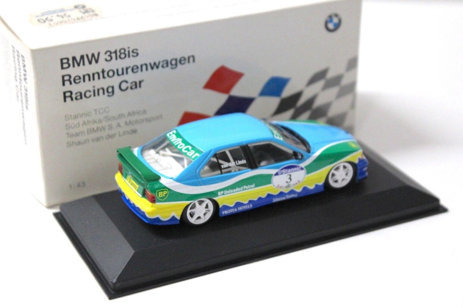 1:43 Minichamps BMW 318is Stannic TCC ´94 #3 DEALER VERSION – Premium ...