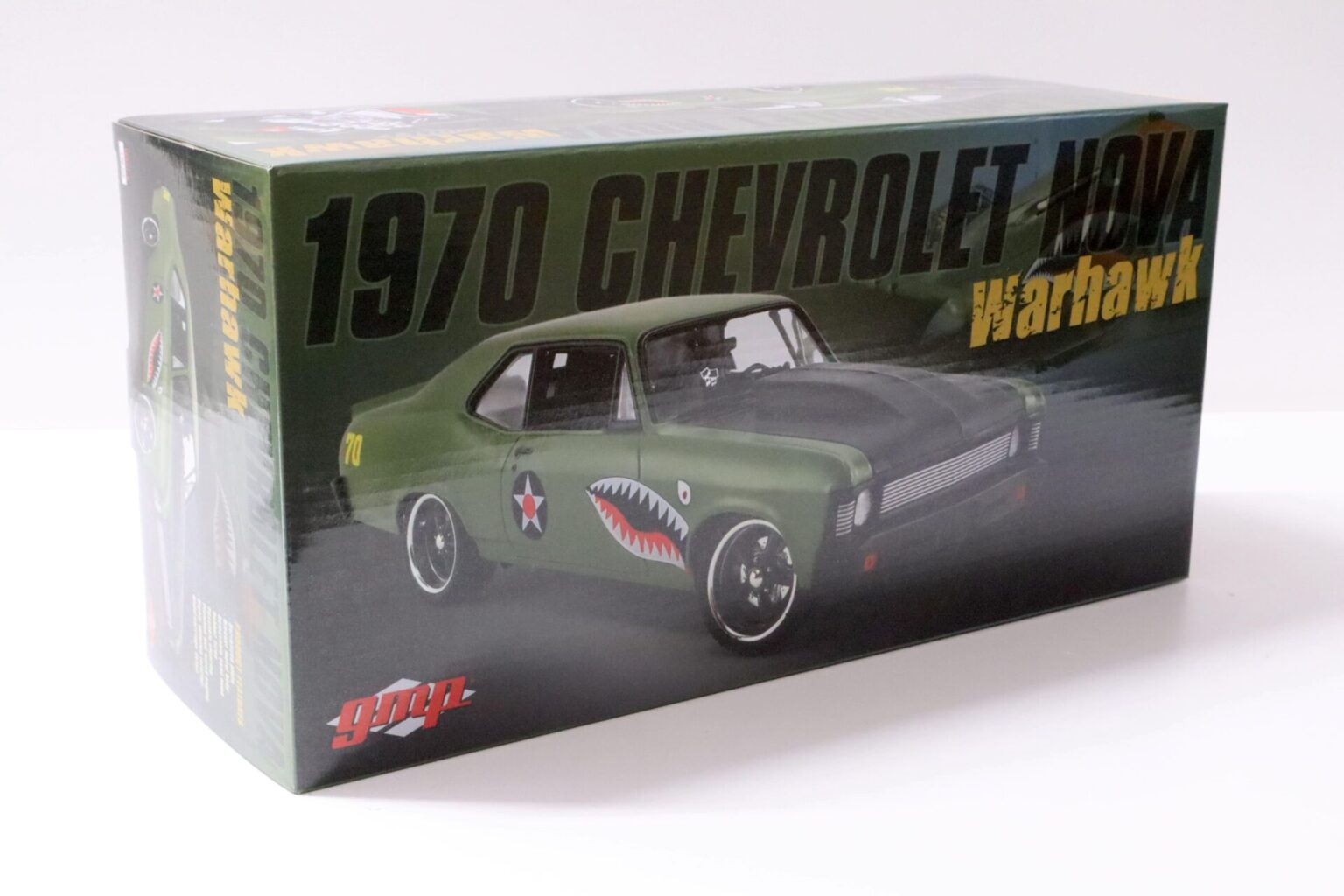 1:18 GMP 1970 Chevrolet Nova Street Fighter Coupe WARHAWK green/ black ...