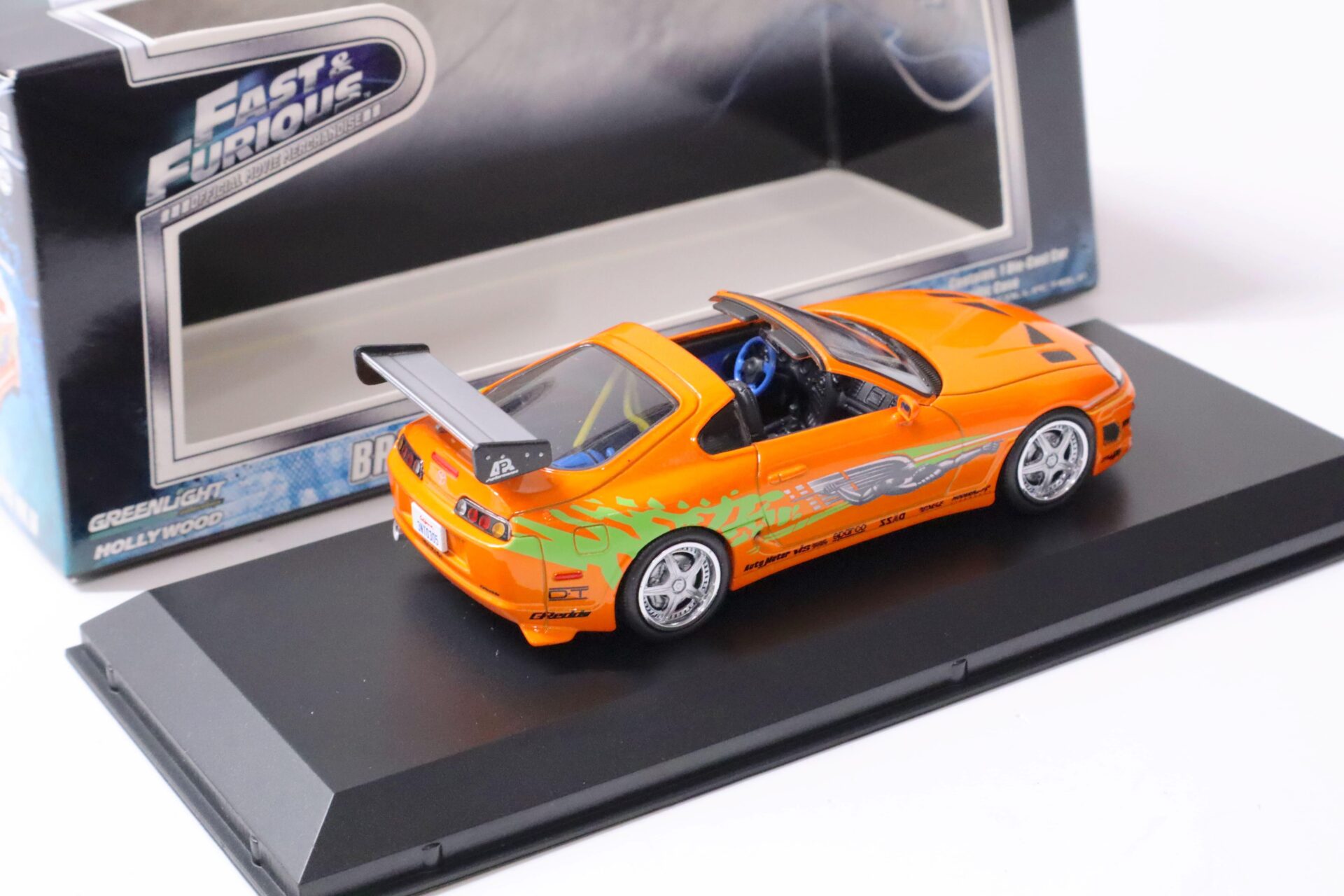 1 43 Greenlight Fast And Furious Brian´s 1995 Toyota Supra Mk Iv Orange