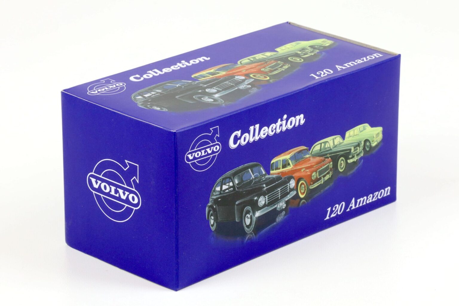 1:43 Atlas IXO Volvo Collection 1967 Volvo 120 Amazon blue/ white ...