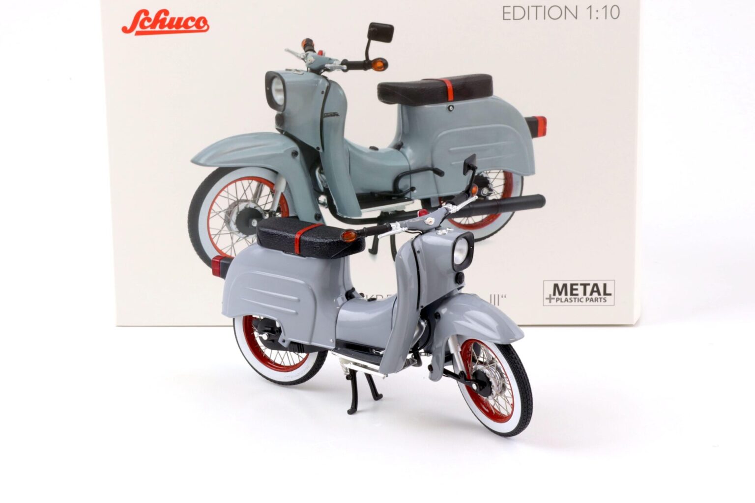1:10 Schuco Simson Schwalbe KR51/1 Custom III grey – Premium-Modelcars
