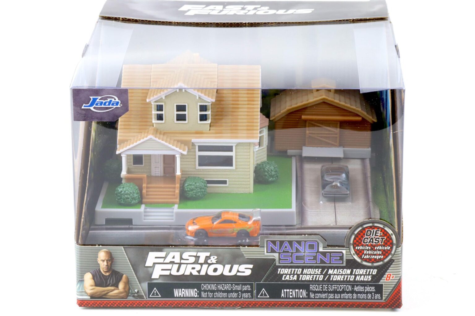 Jada Toys Nano Scene Fast & Furious Dom´s House Diorama with Supra ...