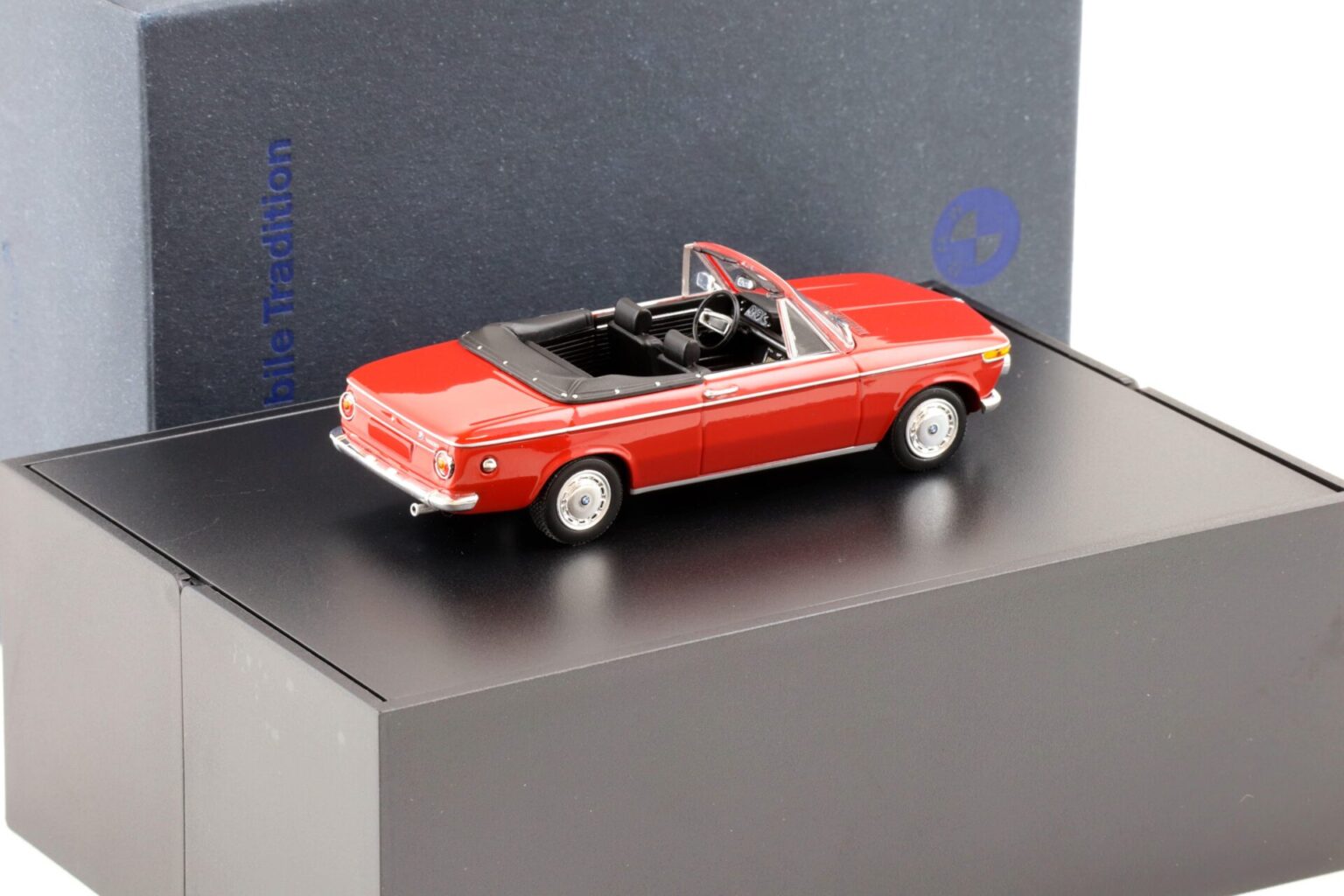 1:43 Minichamps BMW 1600 Convertible red DEALER VERSION – Premium-Modelcars