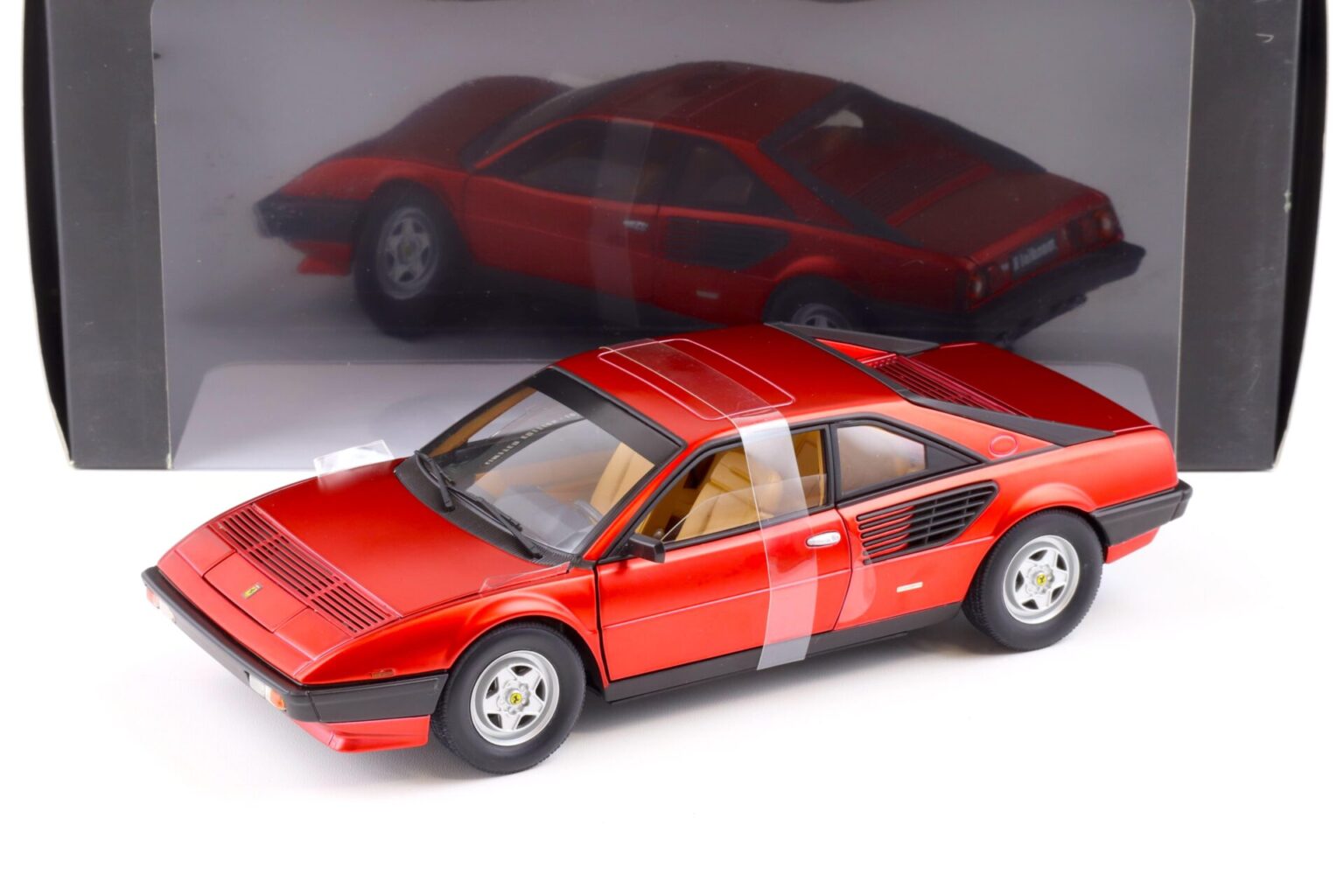 1:18 Hot Wheels Elite Ferrari Mondial 8 cherry red *60 YEARS EDITION ...