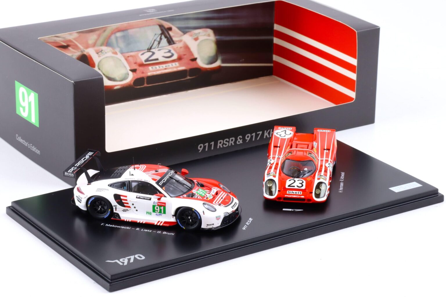 1:43 Spark 2-Car Set Porsche 911 RSR & 917 KH 24h Le Mans 1970 – 2020 ...