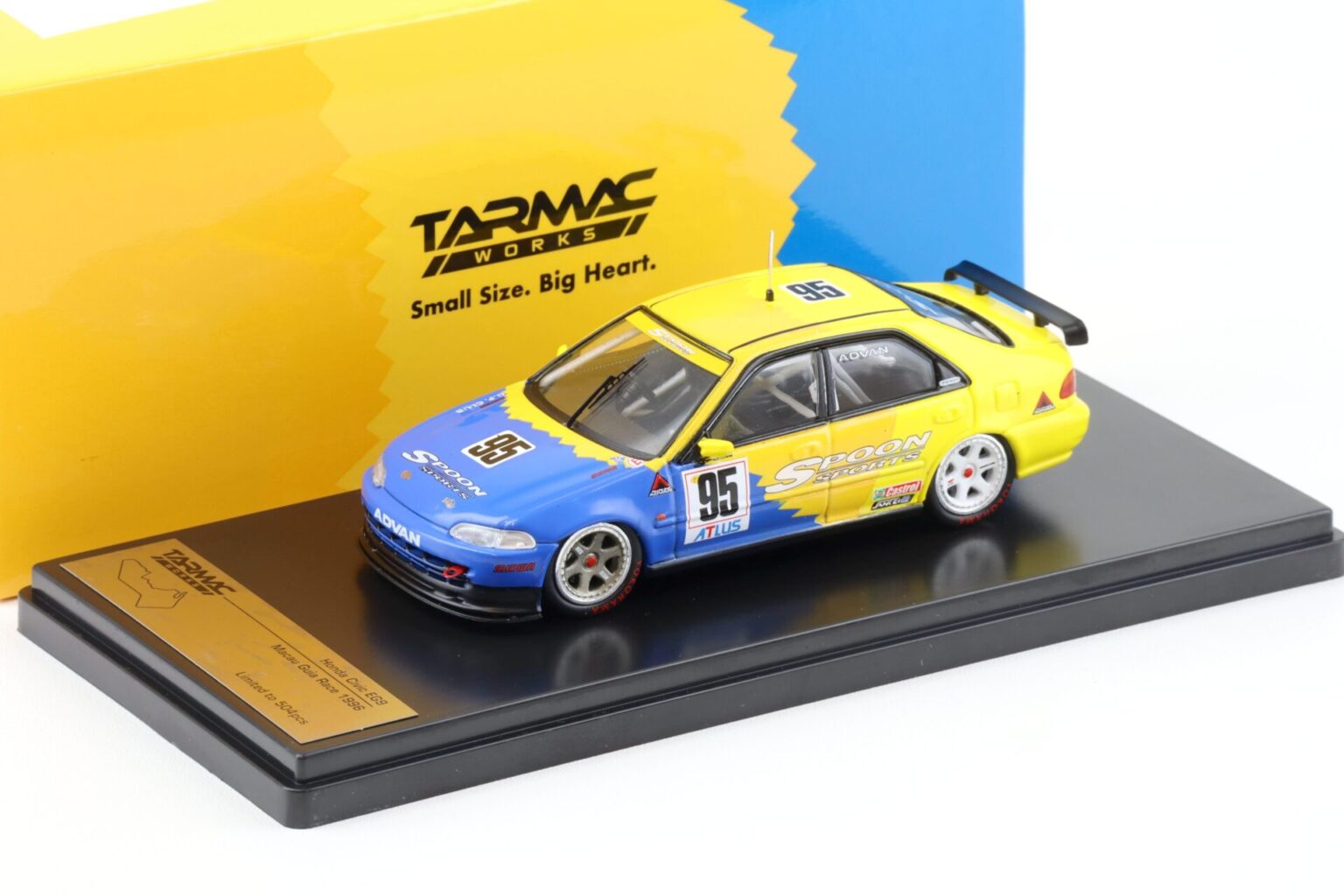 1:43 Tarmac Honda Civic EG9 Macau Guia Race GP 1996 SPOON #95 – Premium ...
