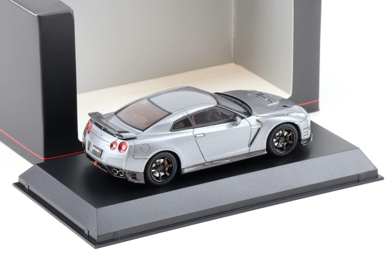 1:43 Kyosho Nissan GT-R R35 Nismo Grand Touring Car grey metallic ...