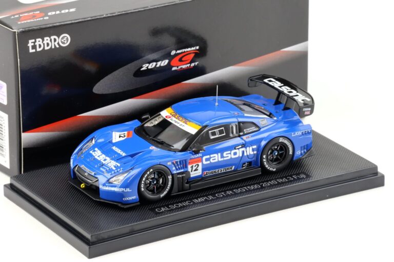 1:43 Ebbro Nissan GT-R Super GT500 Calsonic Impul 2010 Rd.3 Fuji #12 ...