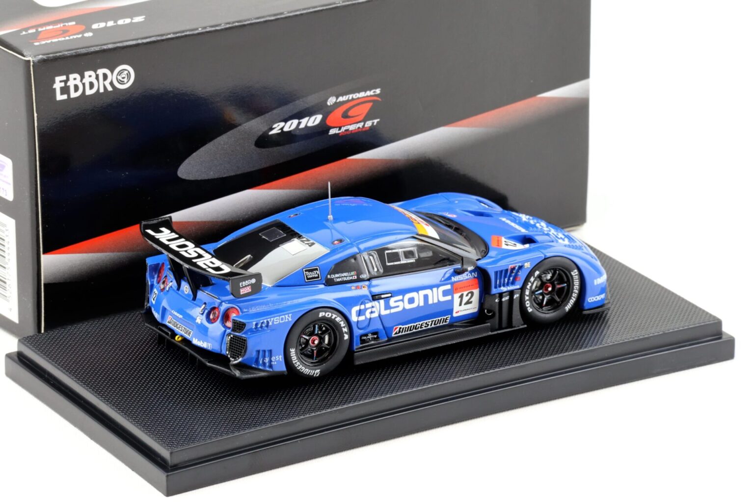1:43 Ebbro Nissan GT-R Super GT500 Calsonic Impul 2010 Rd.3 Fuji #12 ...