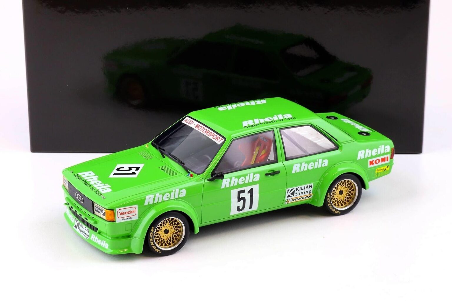 1:18 Premium ClassiXXs Audi 80 (B2) Gr.2 No.51 Kilian Tuning ETCC ...
