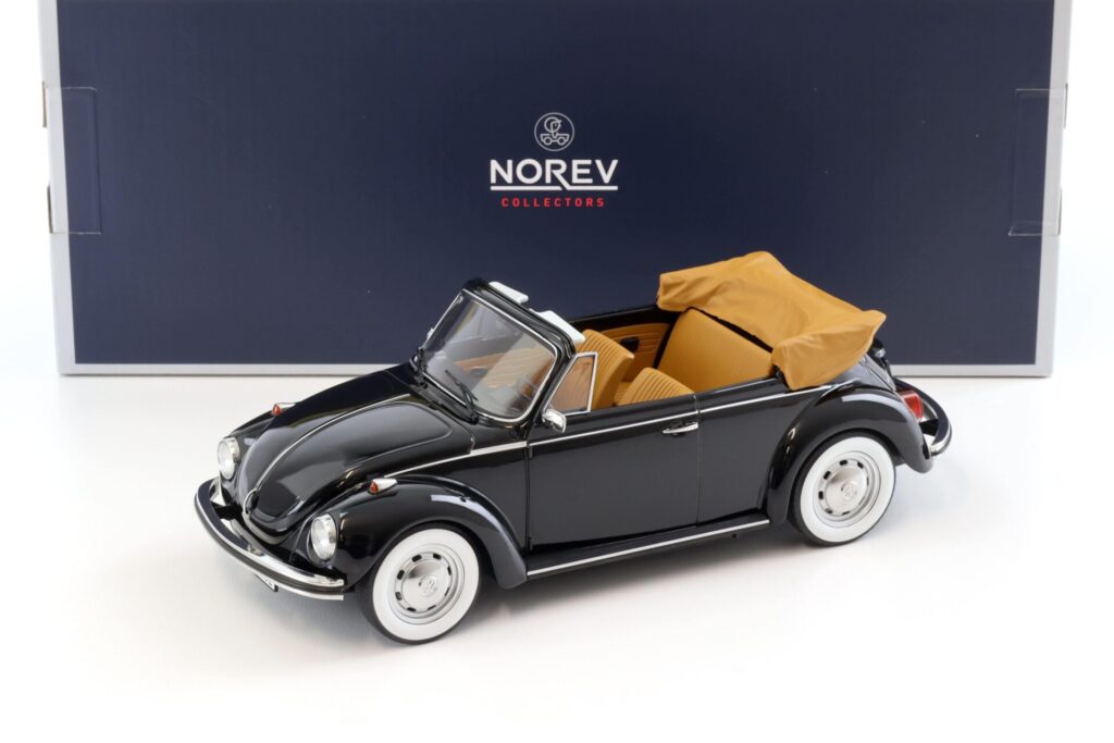 1:18 Norev VW 1303 Käfer Beetle Cabriolet 1973 black – Premium-Modelcars
