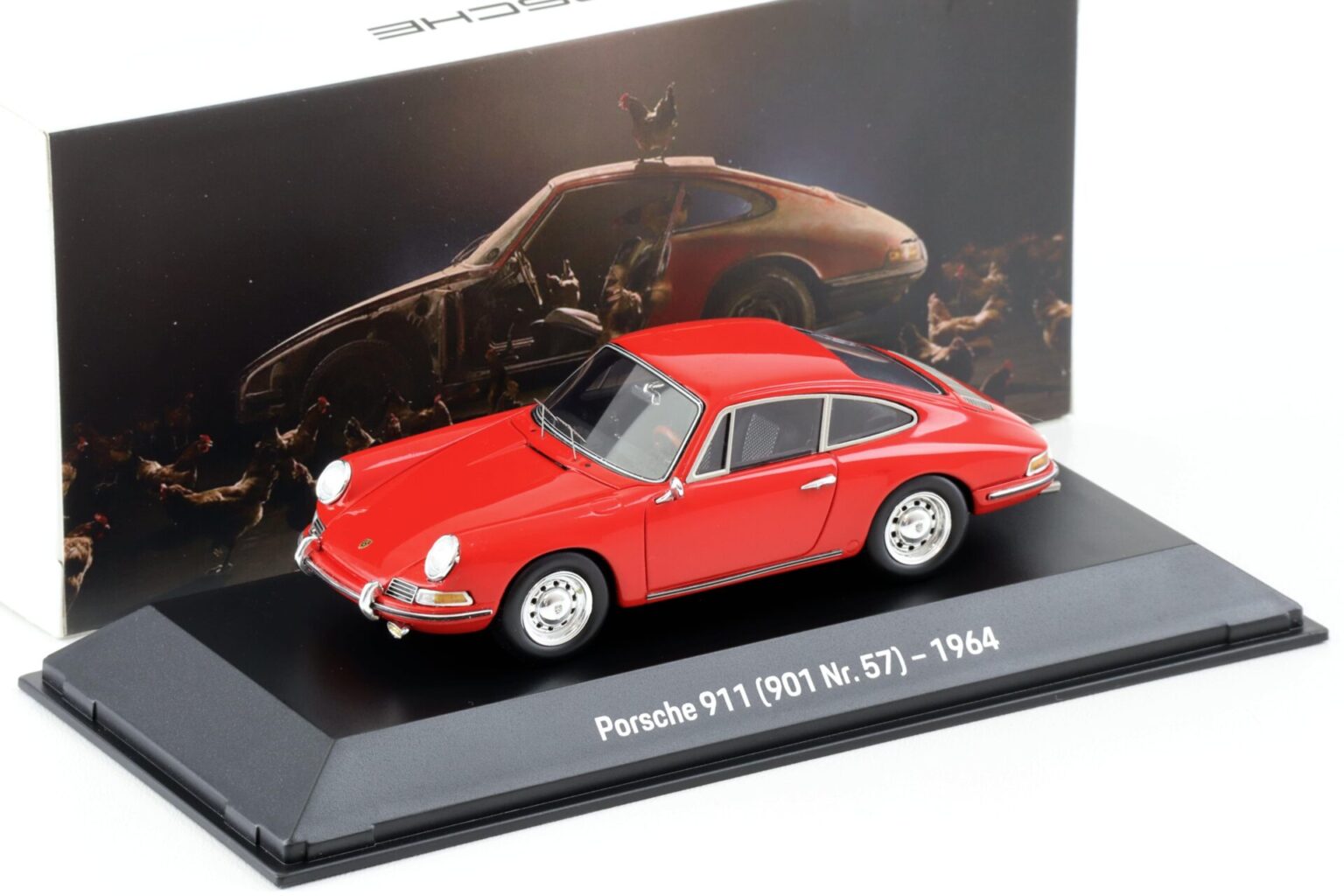1:43 Spark Porsche 911 (901 Nr.57) Coupe 1964 Signal red MAP Porsche ...