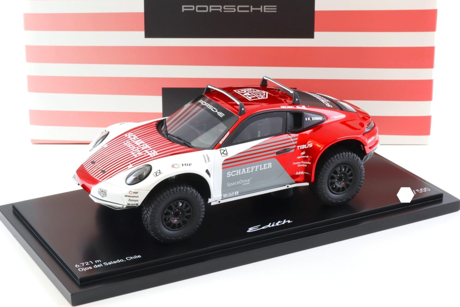 1:18 Spark Porsche 911 992 Offroad Edith Altitude World Record Limited ...