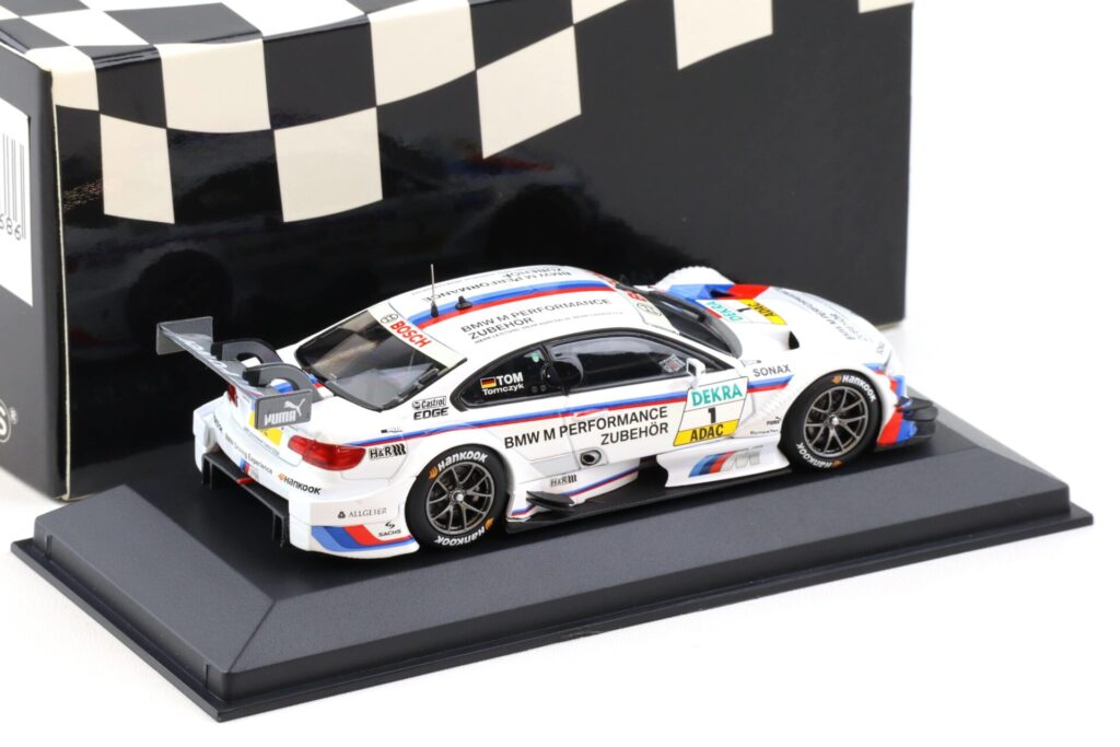 1:43 Minichamps BMW M3 E92 DTM Team RMG Reinhold 2012 M.Tomczyk #1 ...
