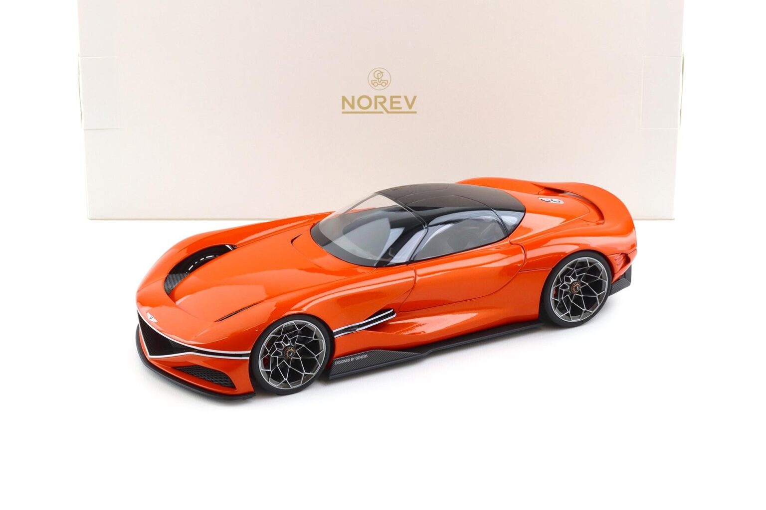 1:18 Norev Genesis X Gran Berlinetta VGT 2024 orange metallic 188032 ...